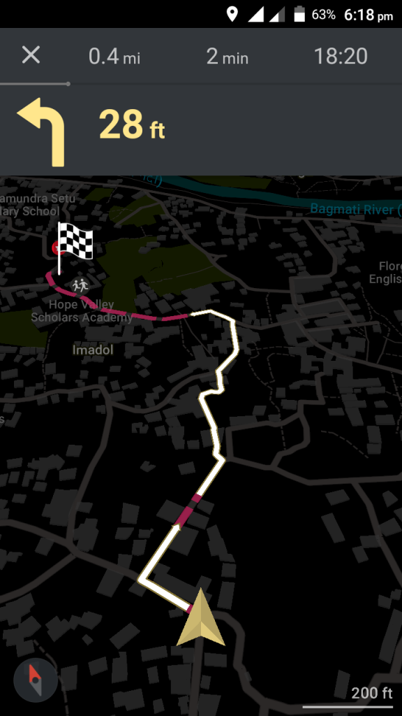 Offline map Route Planning with GPS Location - Time and Update